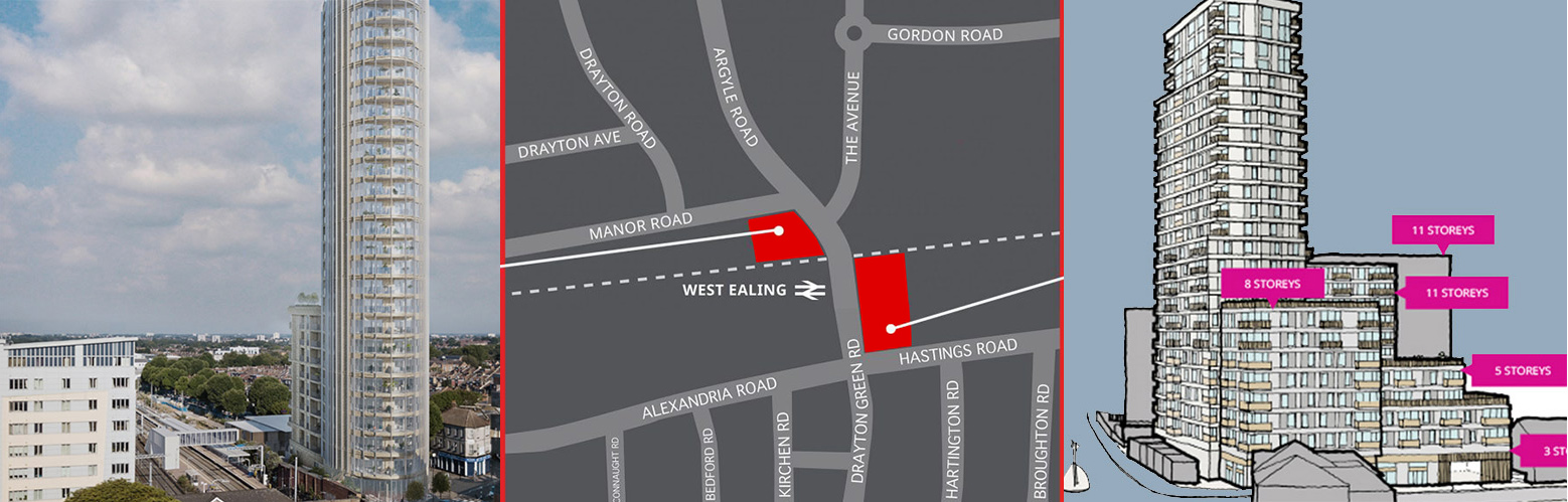 Two skyscrapers are being proposed close to West Ealing station – Stop ...